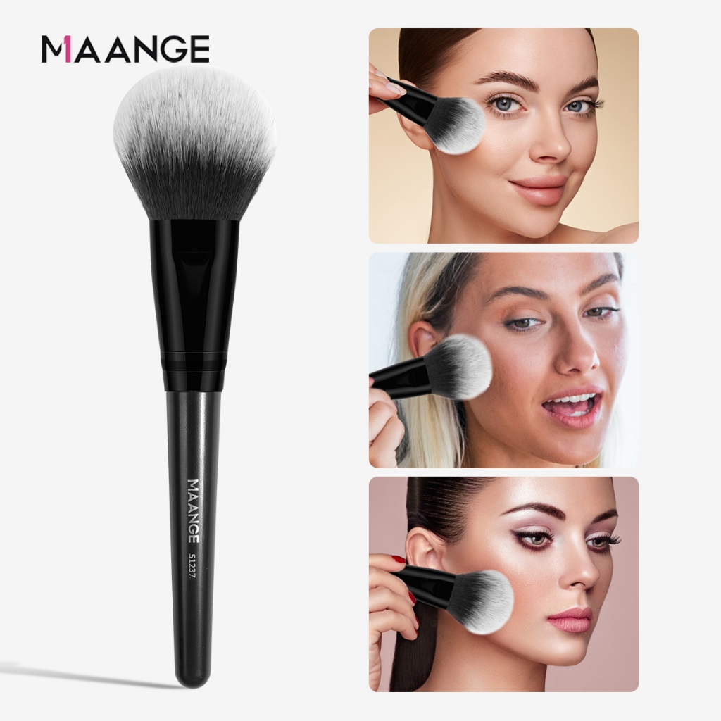 Jual MAANGE Power Brush/Kuas Bedak/Blush Brush Makeup Brush Rekomendasi ...