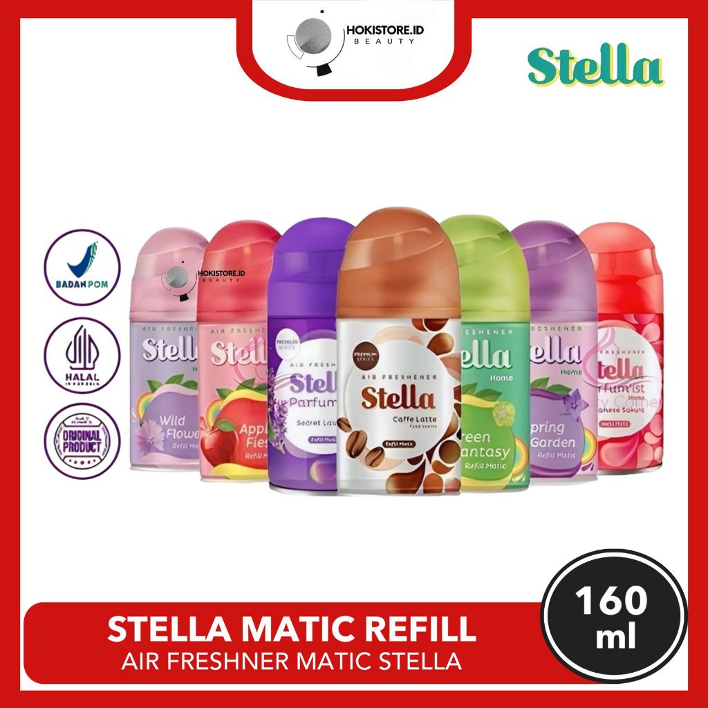 Jual Stella Matic Refill Air Freshener 160ML All Variant - Stella Matic ...