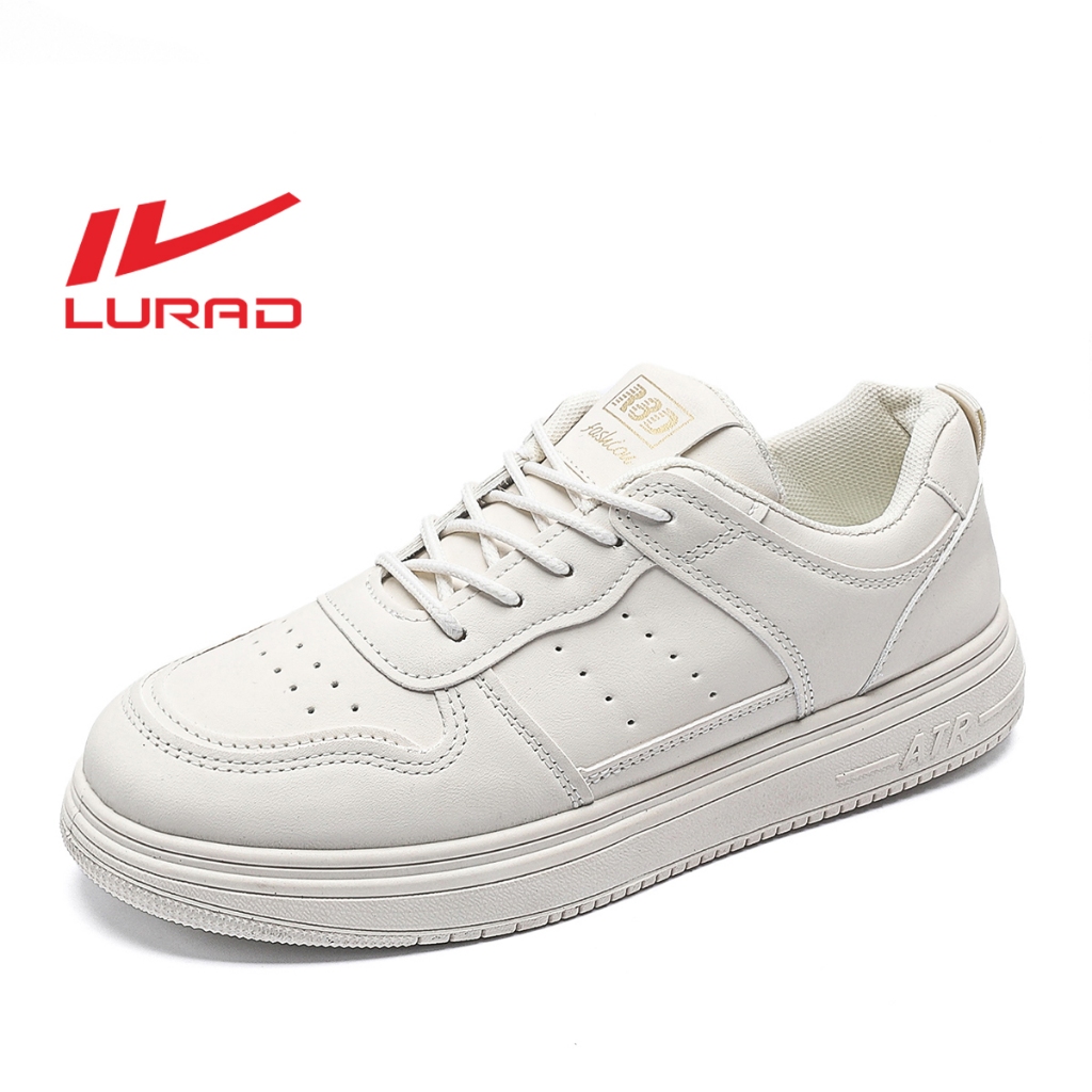 Jual LURAD Sepatu Sekolah Wanita Simple Sneakers Cewek Polos Putih ...
