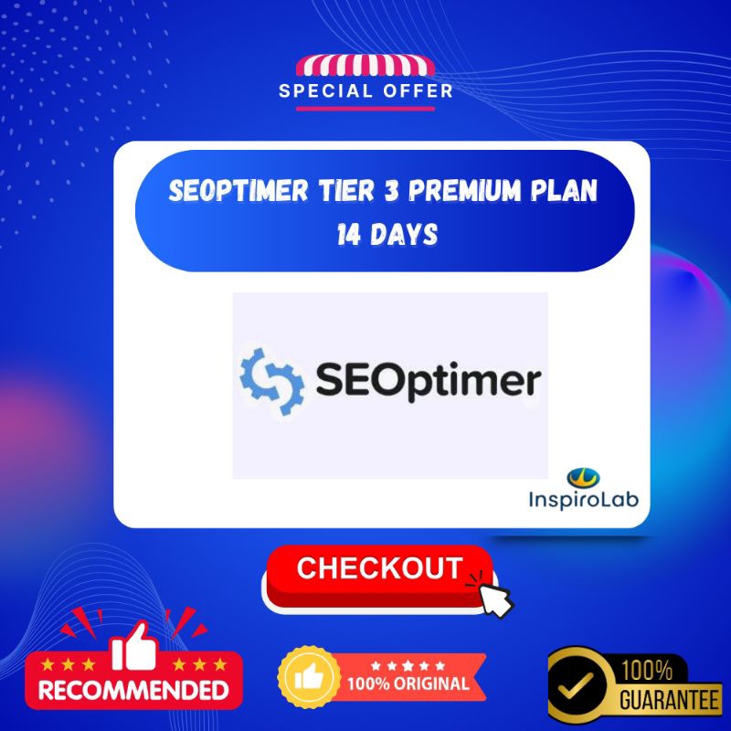 Jual SEOptimer Premium Tier 3 | Software Riset Keyword | Seoptimer 14 ...