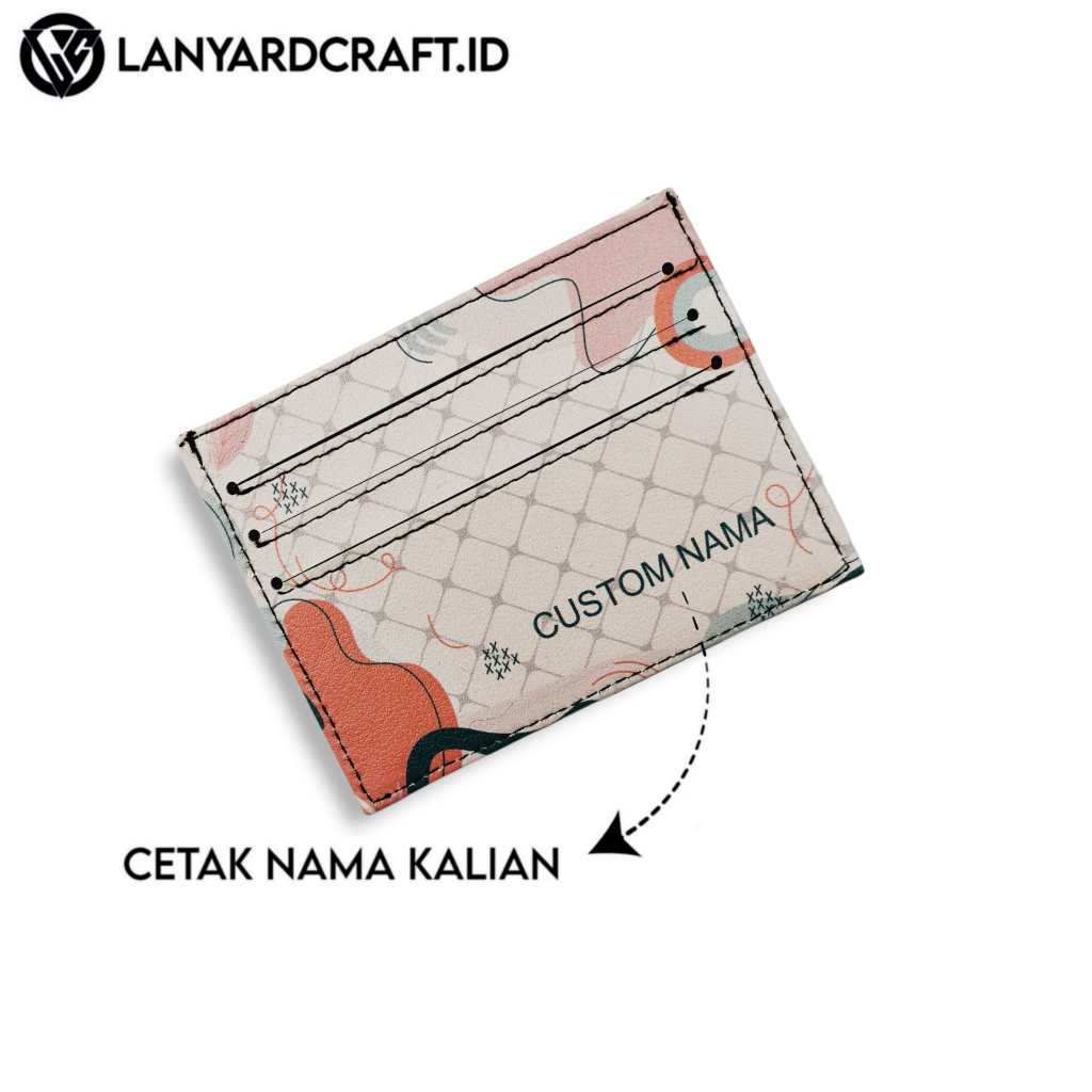 Jual Card Holder Custom Nama Dompet Kartu Wallet Special Edition 6 Slot ...