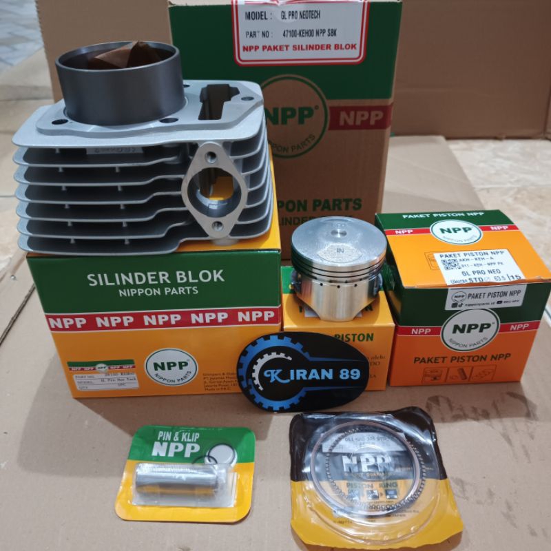 Jual BLOK SEHER BORING SILINDER GL PRO NEO TECH PLUS PISTON KIT GL PRO NEOTECH MEGAPRO LAMA ...