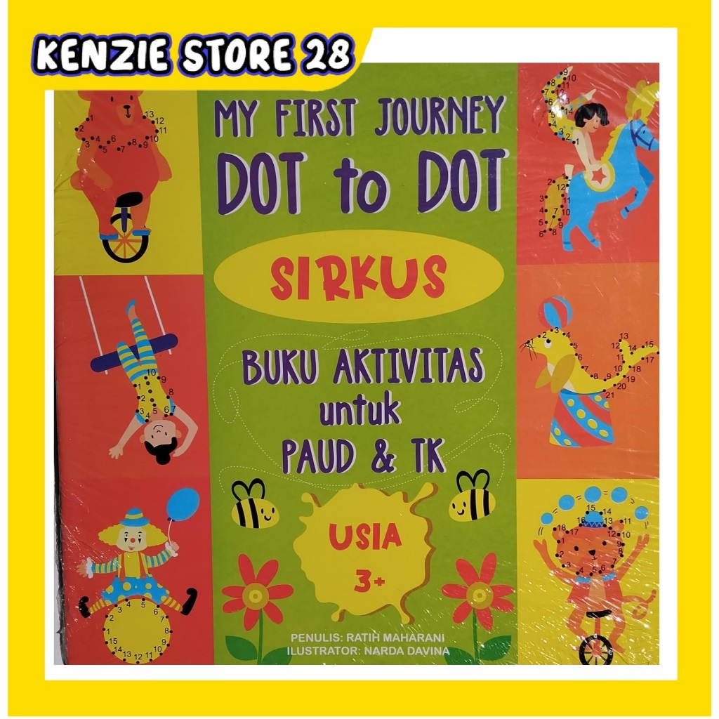 Jual My First Journey Dot to Dot Sirkus; Activity Book Untuk PAUD dan ...