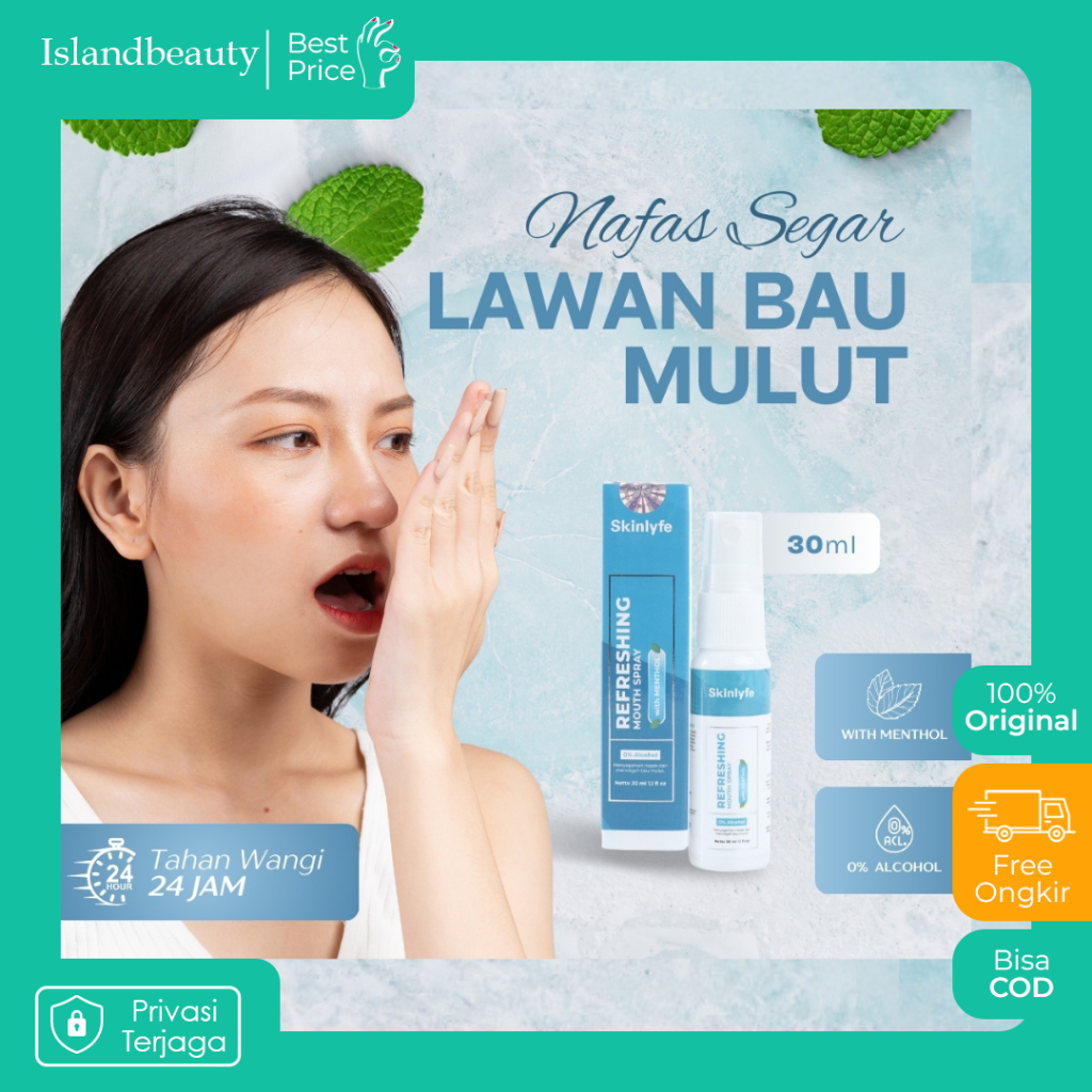 Jual Skinlyfe Mouth Spray Nafas Spray Bau Mulut Paling Ampuh Parfum ...