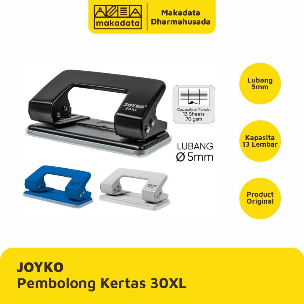Jual PEMBOLONG | PLONG KERTAS | PUNCH JOYKO 30 XL (1 PCS) | Shopee ...