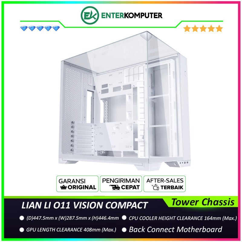Jual LIAN LI O11 VISION COMPACT WHITE - Collaboration with PCMR ...