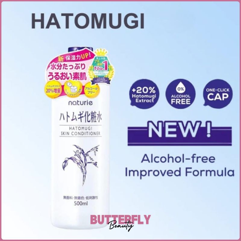 Jual HATOMUGI Skin Conditioner 500ml Naturie Hatomugi Skin Conditioner ...
