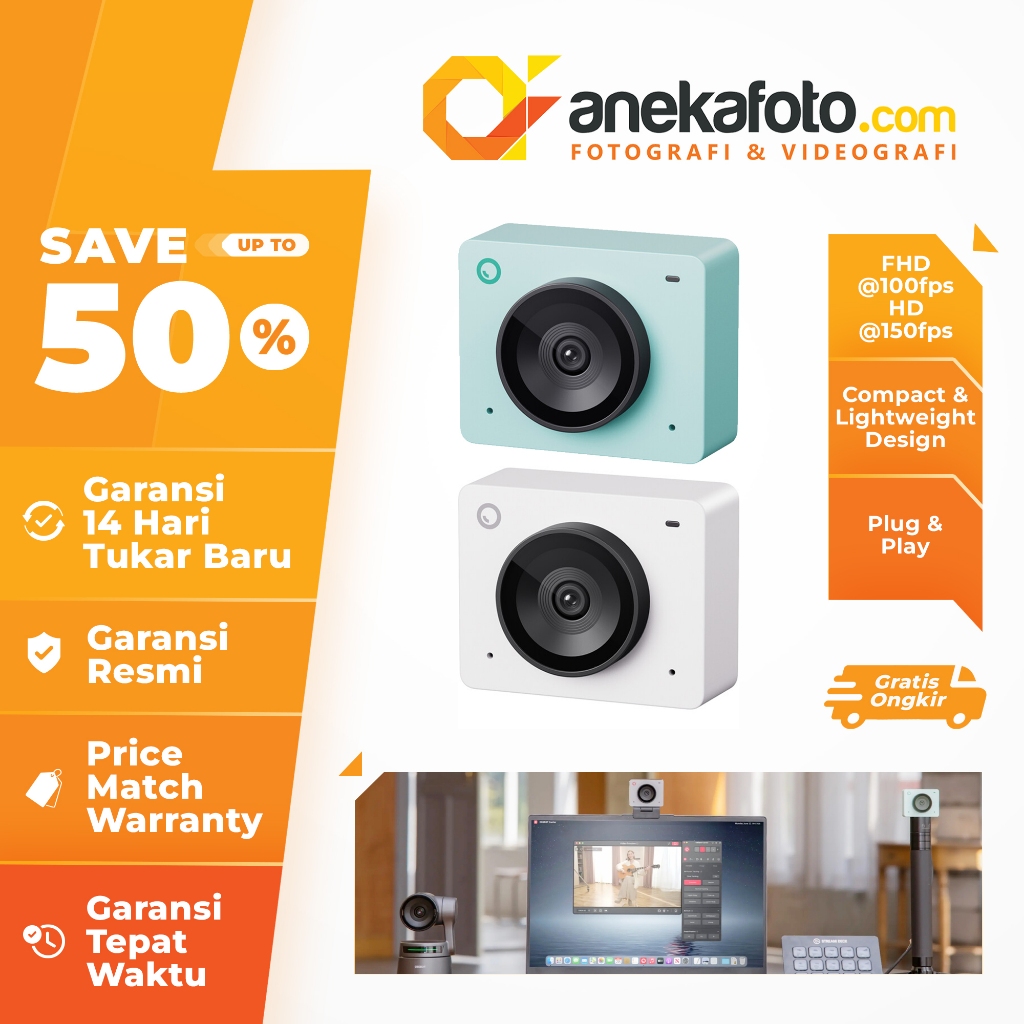 Jual Obsbot Meet SE AI-Powered Full HD Webcam | Shopee Indonesia