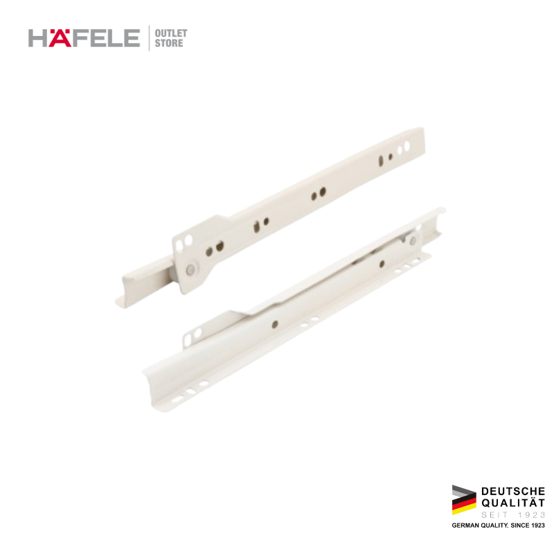 Jual Hafele Rel Laci Soft Roller B 25P Self Closing Cream - 300 mm ...