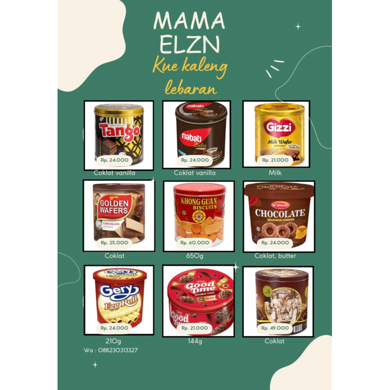 Jual GIZZI kue lebaran 240g kaleng | Shopee Indonesia