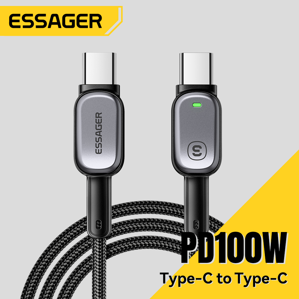 Jual ESSAGER Kabel USB Type-C dengan PD100W | Shopee Indonesia