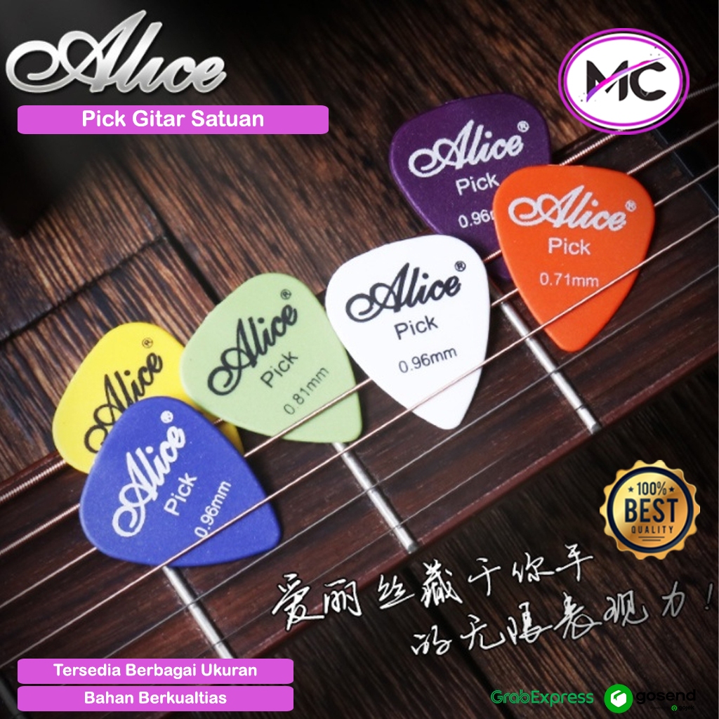 Jual Alat Petik Gitar Pick Gitar Alice Original Pick Gitar Alice Ukuran ...