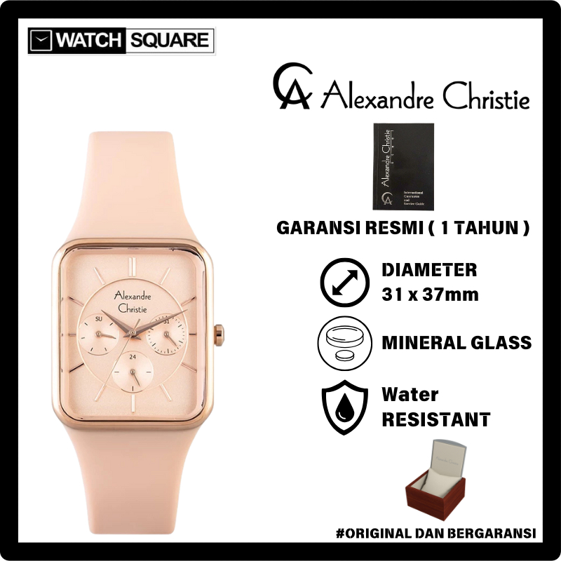 Jual Jam tangan wanita Alexandre Christie AC-2744 NEW | Shopee Indonesia