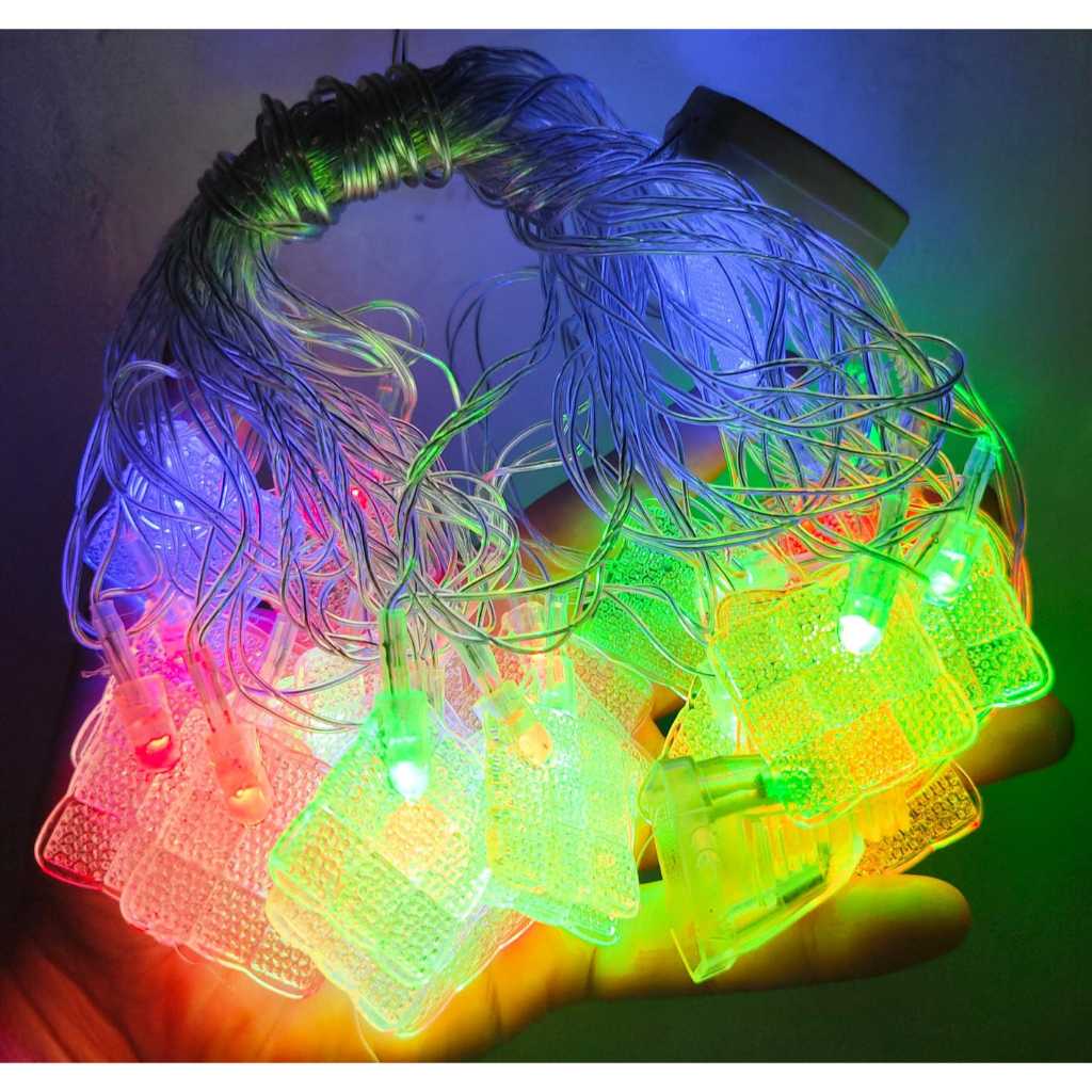 Jual Lampu Tumbler Hias Lebaran idul Fitri Pelangi /Lampu Hias Ramadhan ...