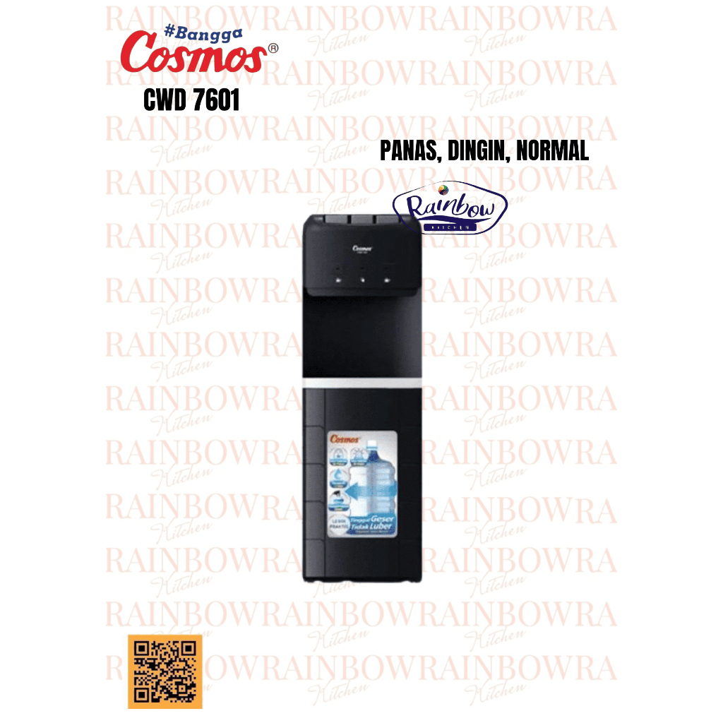 Jual Cosmos Dispenser Galon Bawah 3 Kran CWD 7601 | Shopee Indonesia