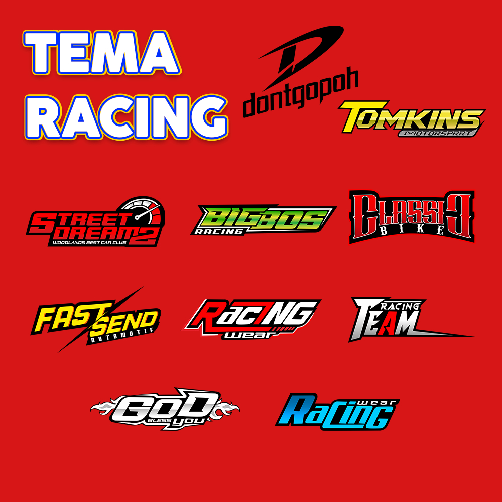 Jual SABLON SETRIKA SATUAN TEMA RACING VOL.1 / SABLON DTF LANGSUNG ...