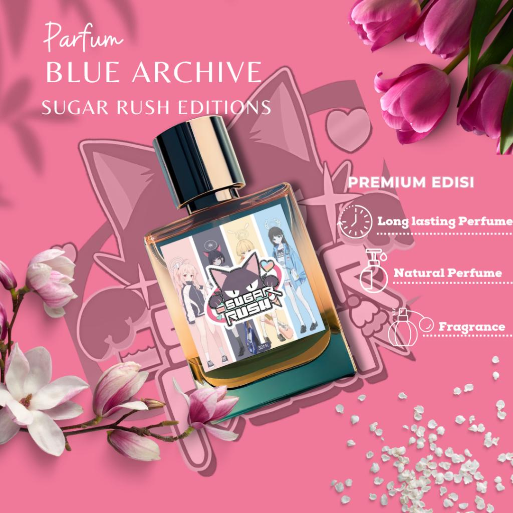 Jual PERFUME ANIME - PARFUM BAND SUGAR RUSH BLUE ARCHIVE PRIA WANITA ...