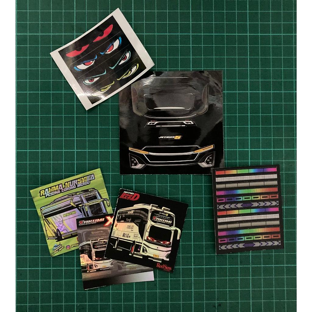 Jual Stiker Miniatur Lampu Bus JetBus 5+ Vol.3 (BONUS STC BUS RANDOM ...