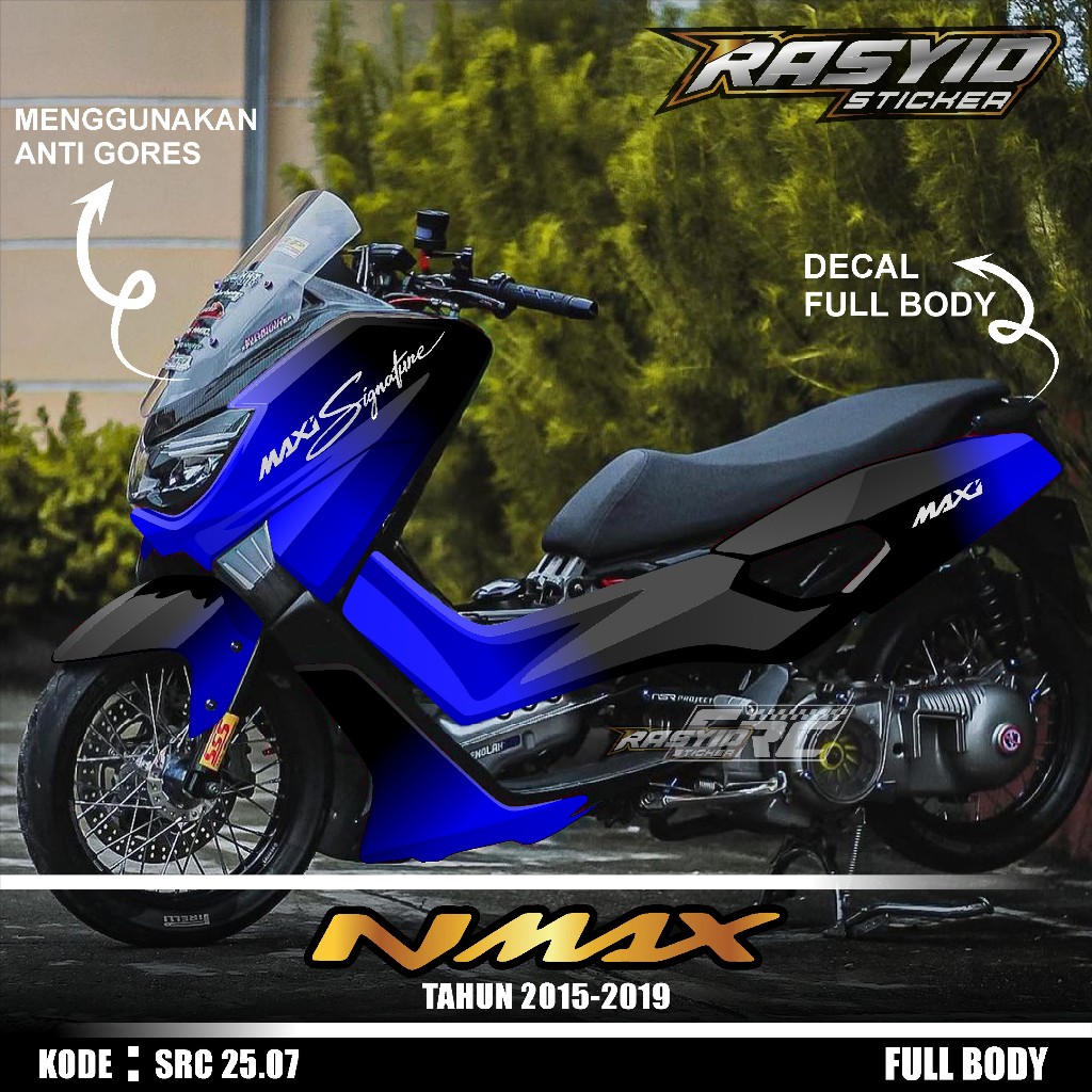 Jual COD Sticker Decal Full Body Yamaha Nmax Lama Old Tahun 2015 2016 ...