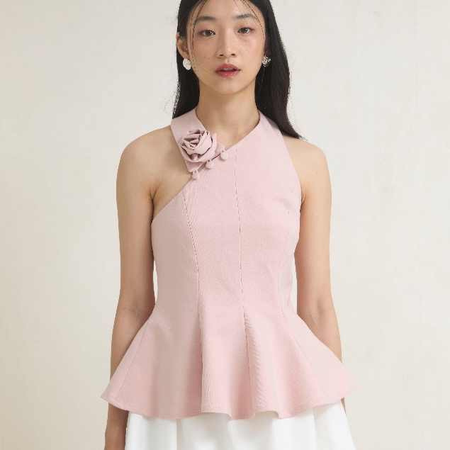 Jual Nine Studio - Suri Top in Light Pink (SIZE CHART DI SLIDE FOTO ...