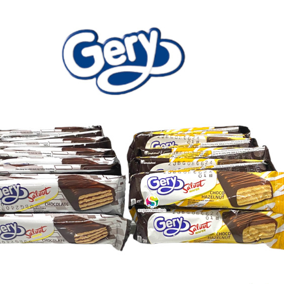 Jual GERY SALUUT COKLAT 24 X 7 GRAM HAZELNUT WAFER CHOCOLATE CHOCO ...