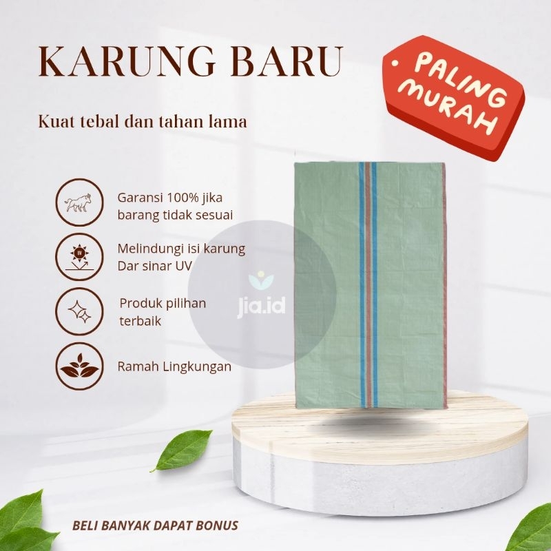 Jual 5pcs Karung baru ukuran 75 x 115|karung baru berkualitas |Karung ...