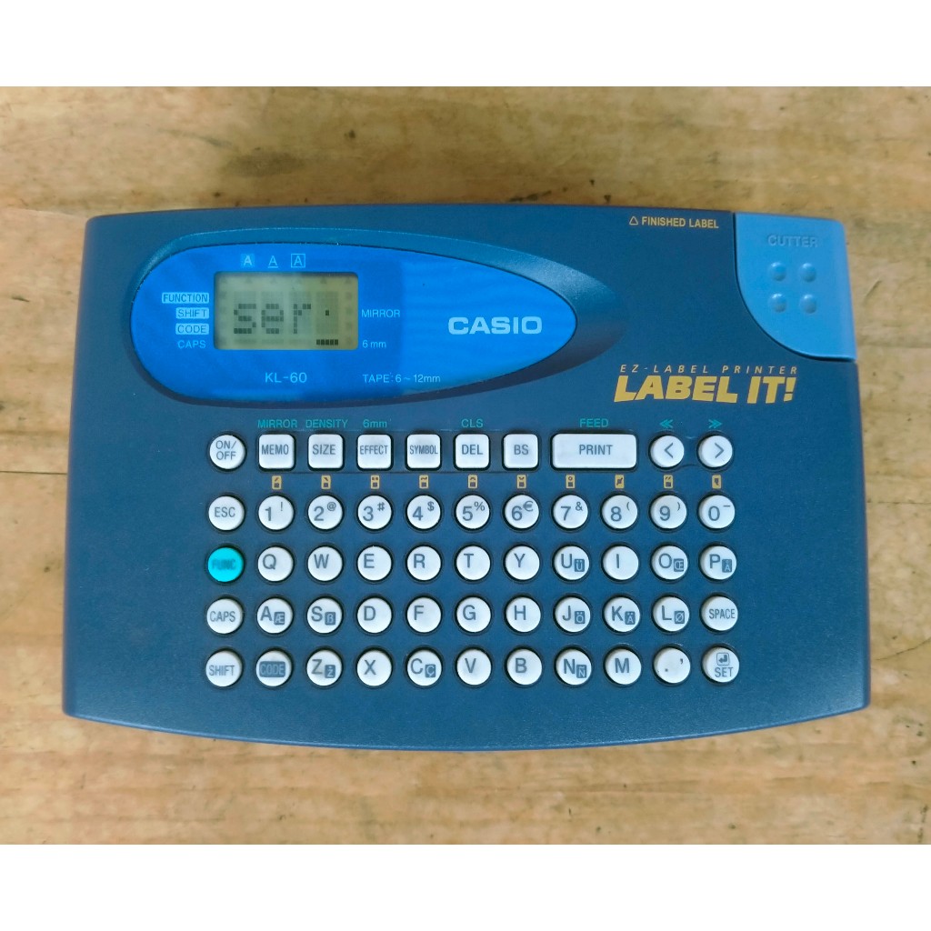 Jual Mesin Label Label Printer CASIO KL 60 ORIGINAL | Shopee Indonesia