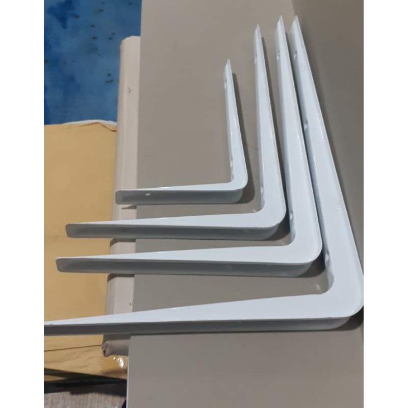 Jual Siku rak besi L / siku rak putih tebal kotak (harga per pcs ...