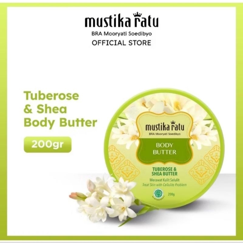 Jual Mustika Ratu Body Butter varian Tuberrose & Shea | Shopee Indonesia