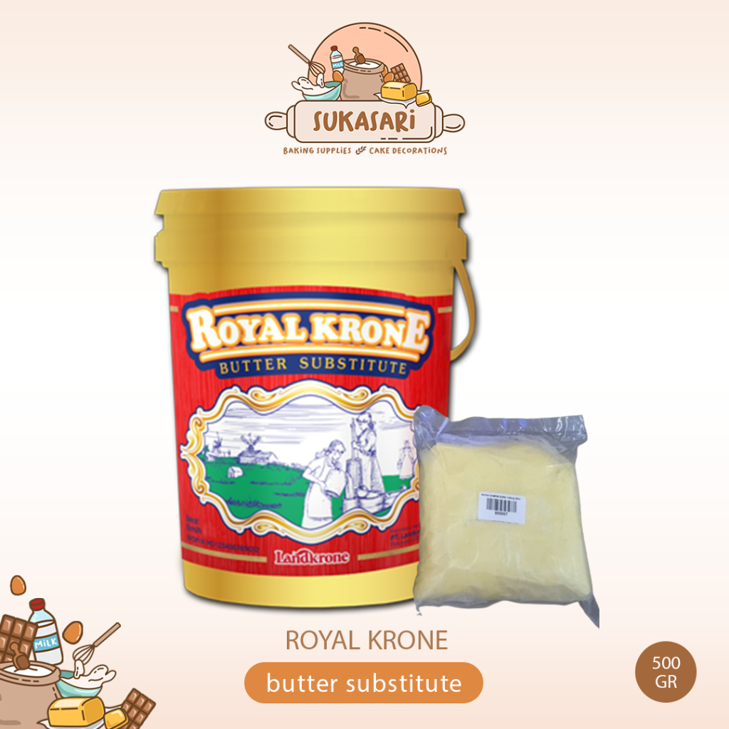 Jual Royal Krone 500gr butter mix substitute / mentega margarine timbangan | Shopee Indonesia