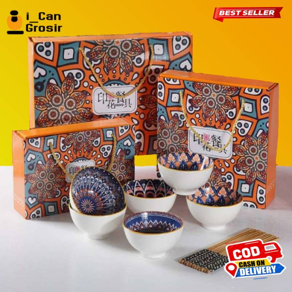 Jual Mangkok set Japanese Bowl Set premium / Mangkuk Gift Keramik ...