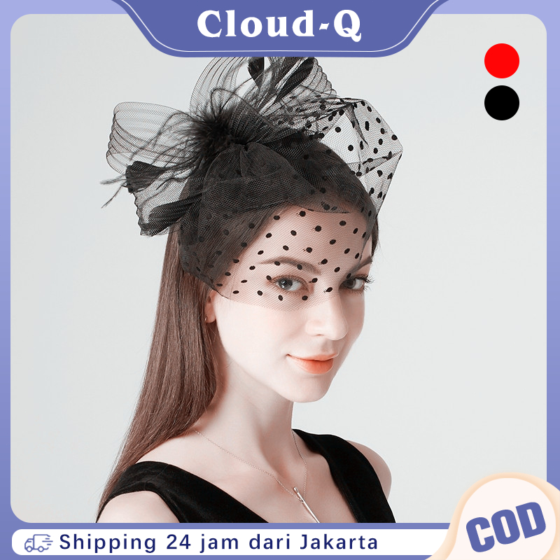 Jual Jepit Jala Fascinator Wedding Hat Fascinator Topi Jaring ...