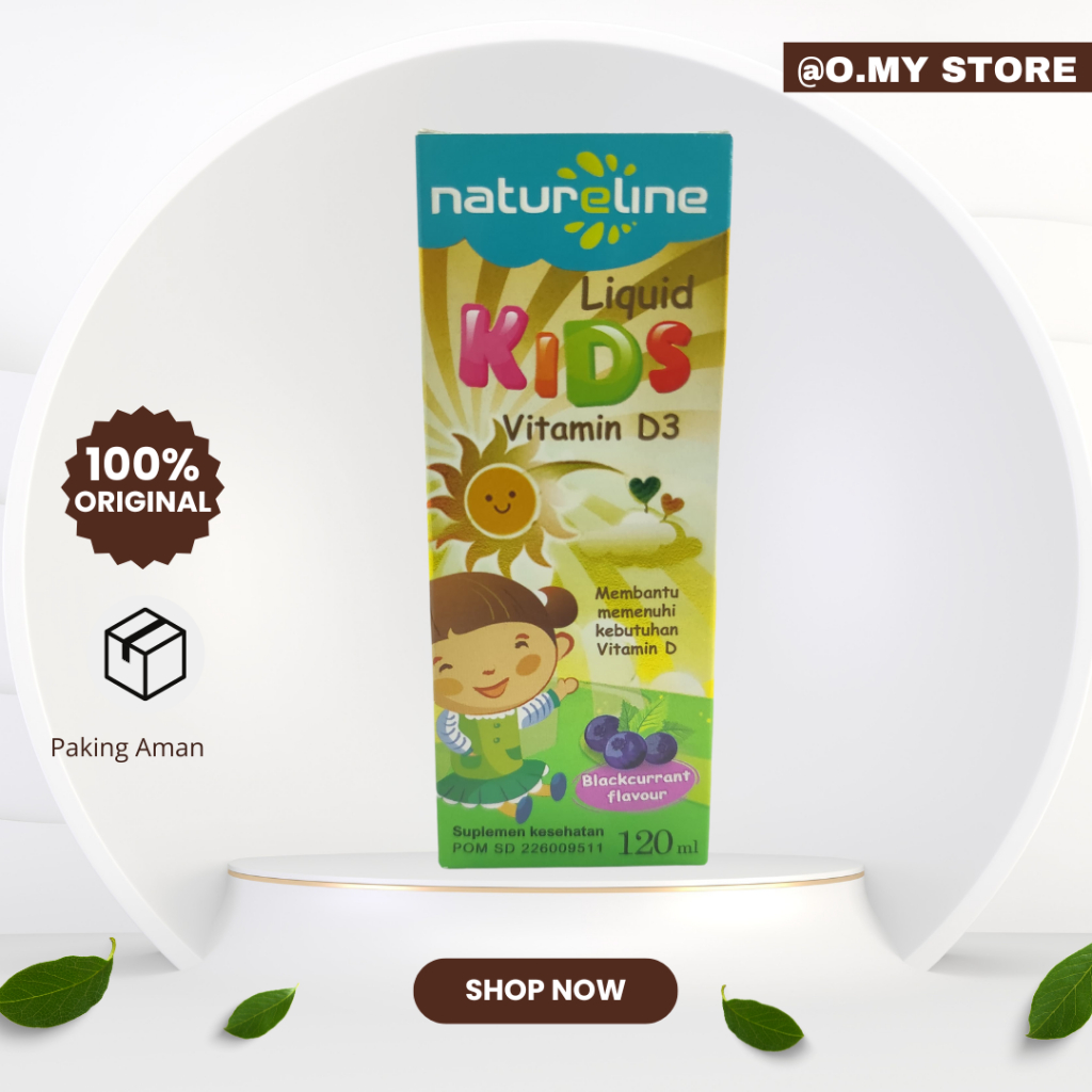 Jual NATURELINE LIQ KIDS VITAMIN D3 120ML | Shopee Indonesia