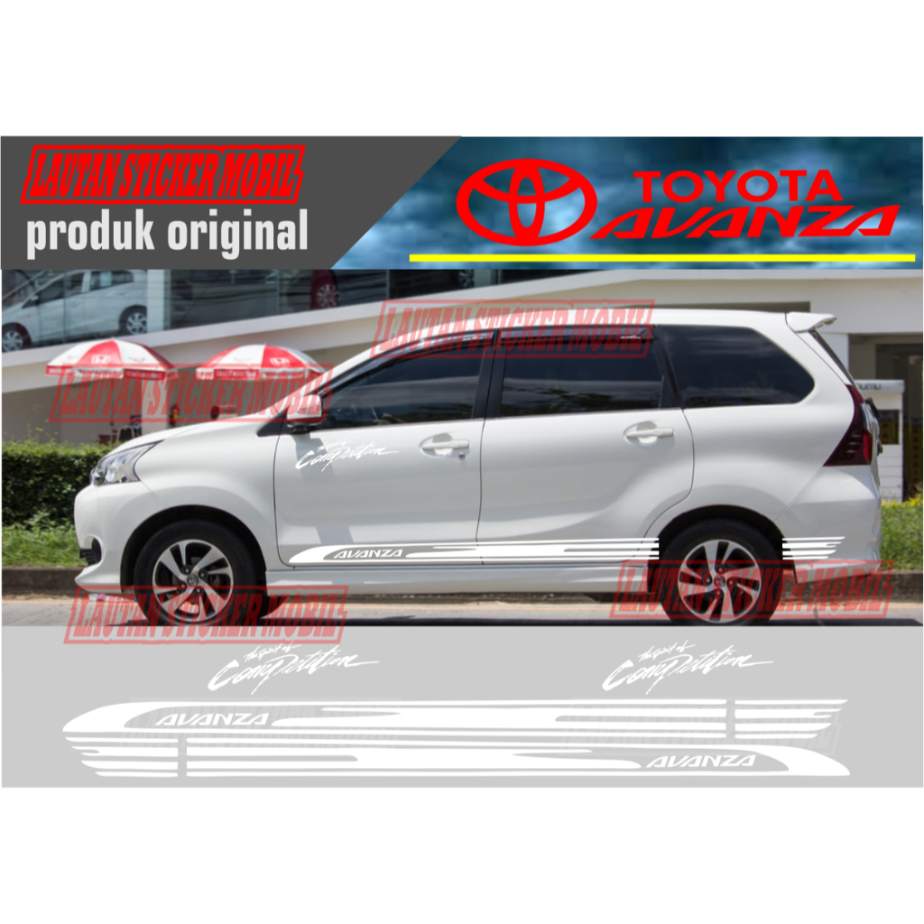 Jual stiker mobil avanza cutting sticker mobil toyota avanza dan all ...