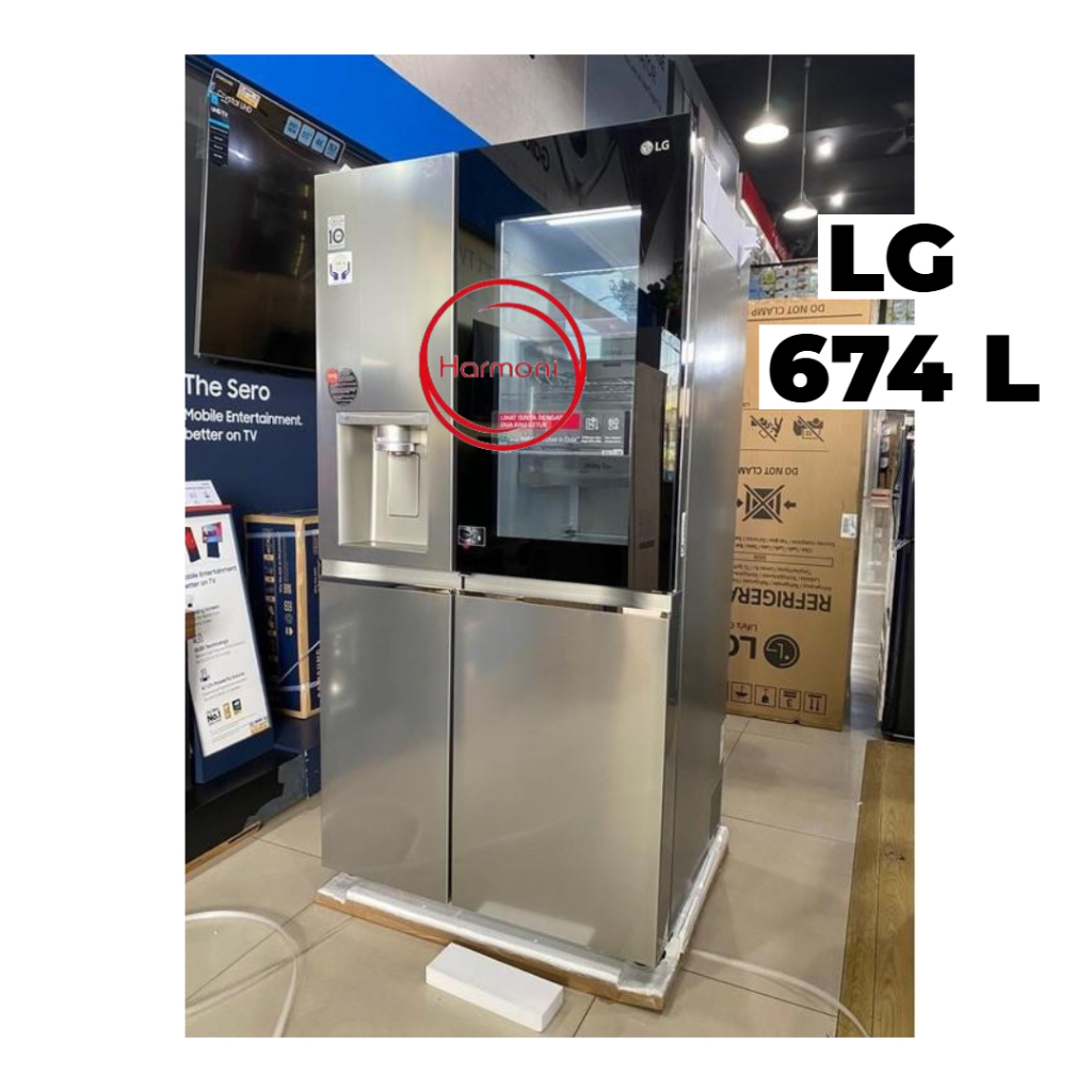 Jual KULKAS LG GCX257CSEW KULKAS SIDE BY SIDE INVERTER GC-X257CSEW GCX257 GC-X257 257CSEW KULKAS ...