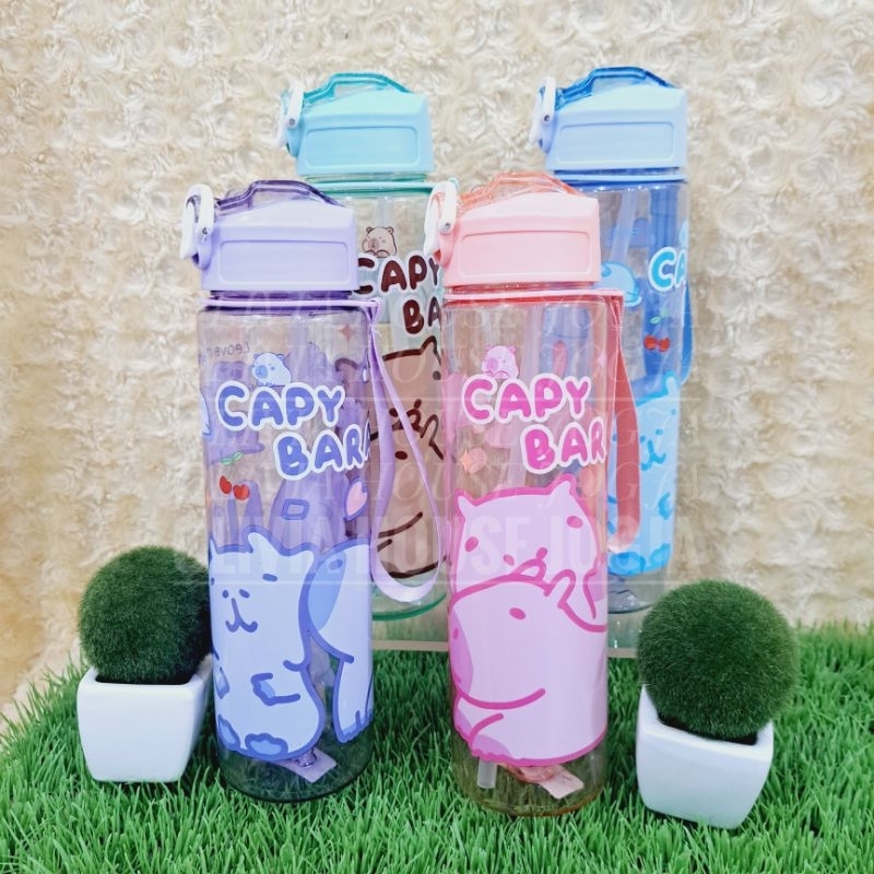 Jual Botol Minum Capybara Mix Tempat Minum Capybara Botol Sedotan Minum ...