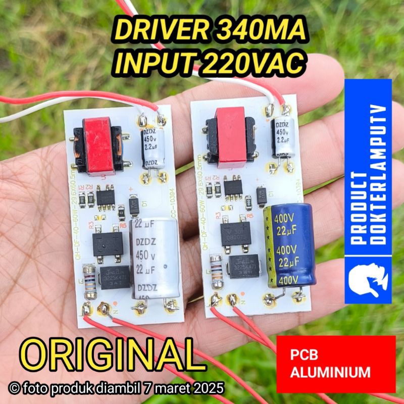 Jual DRIVER LED 50W 50 WATT 22UF 220V UNIVERSAL UNTUK LED SOROT LAMPU ...