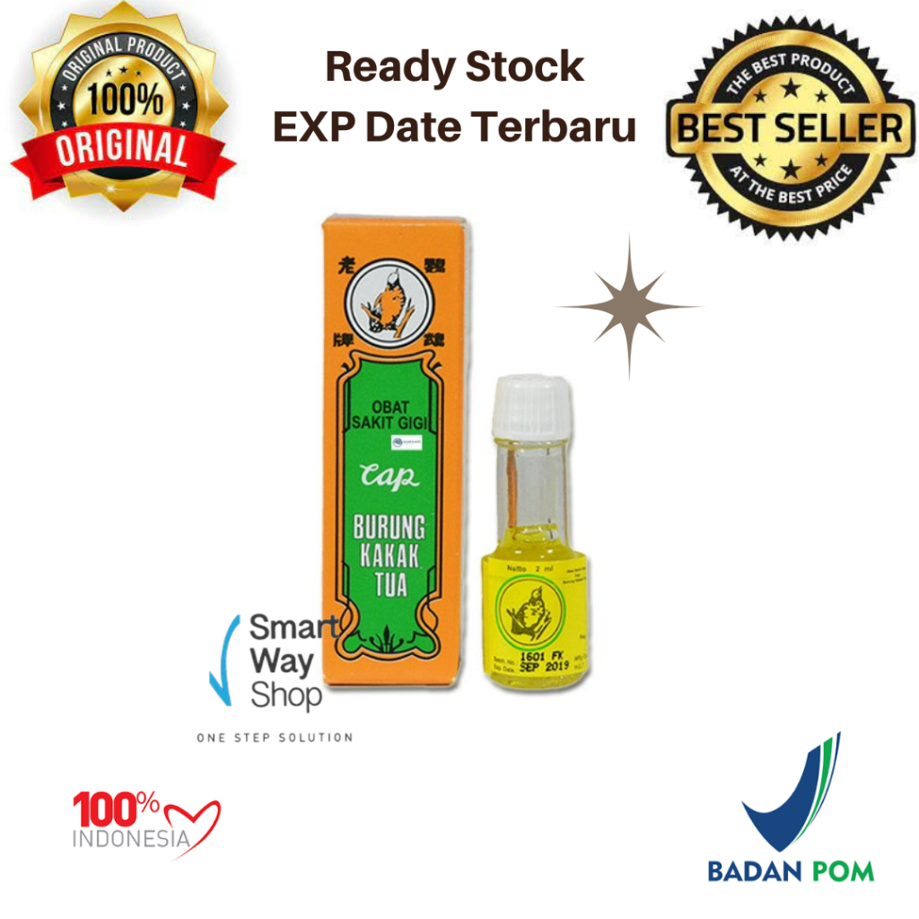 Jual Obat Sakit Gigi Cap Burung Kakak Tua Samco 2ml Meredakan Nyeri ...