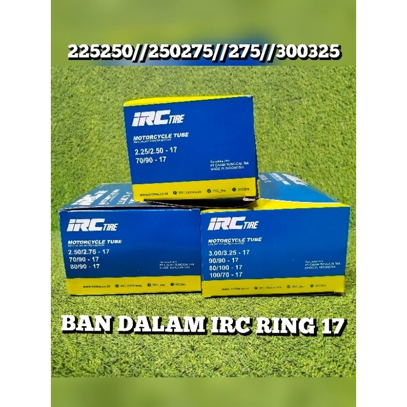 Jual BAN DALAM IRC SEMUA UKURAN 275 17//225250 17// 250275 17//8090 14 ...