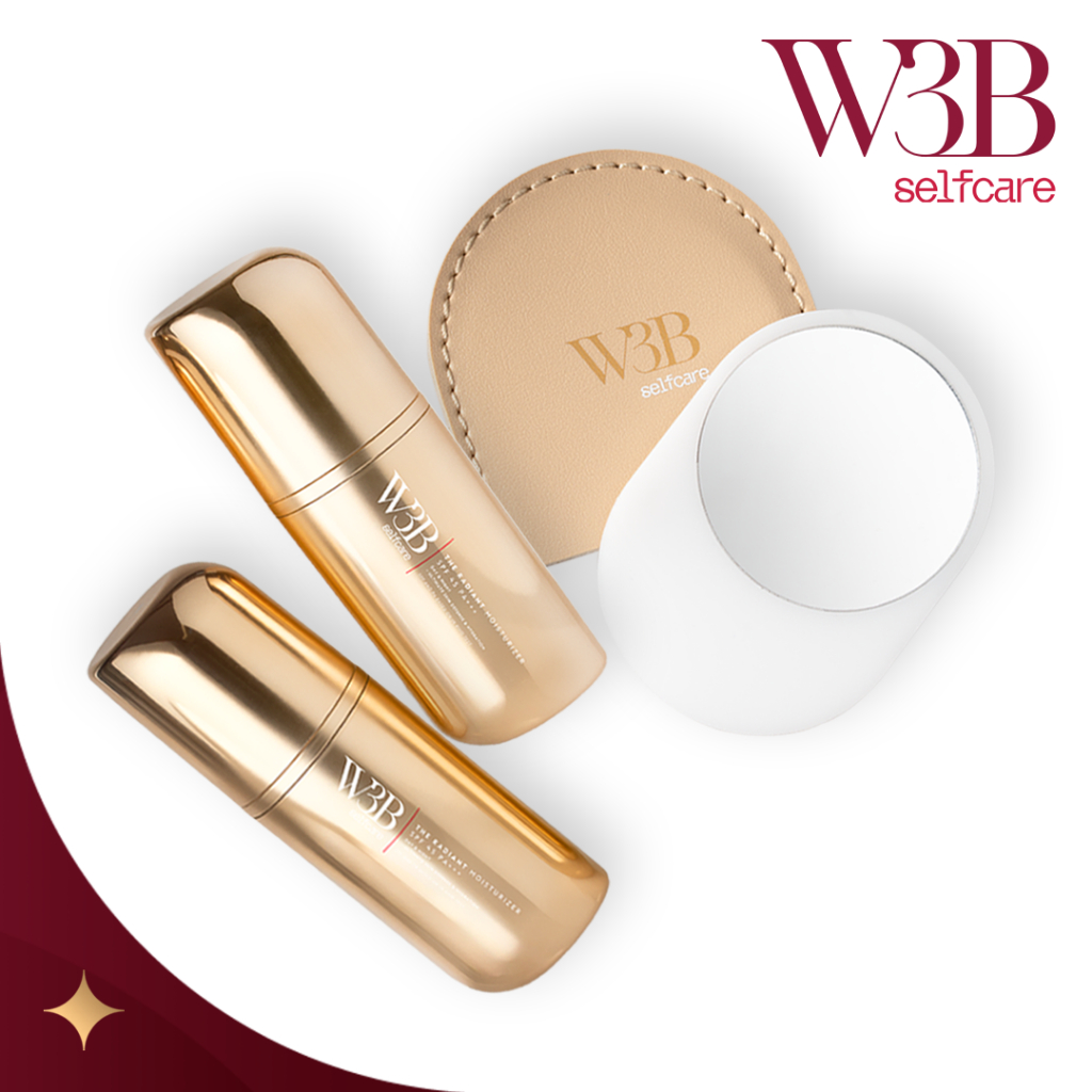 Jual W3B Selfcare The Radiant Moisturizer SPF 45 PA+++ 30ml (2 Pcs + Cermin) | Shopee Indonesia