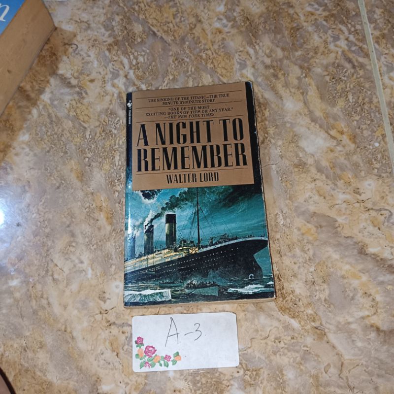 Jual Buku A night to remember - Walter lord | Shopee Indonesia
