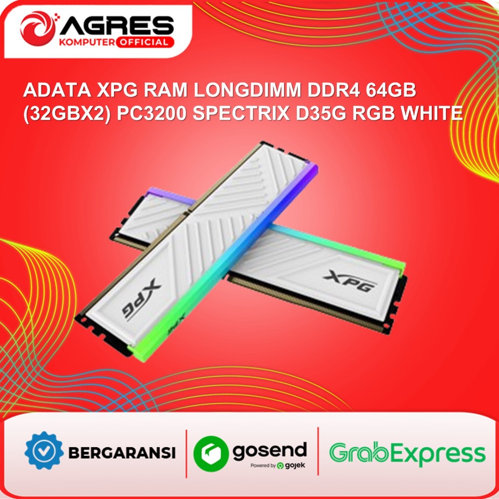 Jual ADATA XPG RAM LONGDIMM DDR4 64GB (32GBX2) 3200MHZ SPECTRIX D35G ...