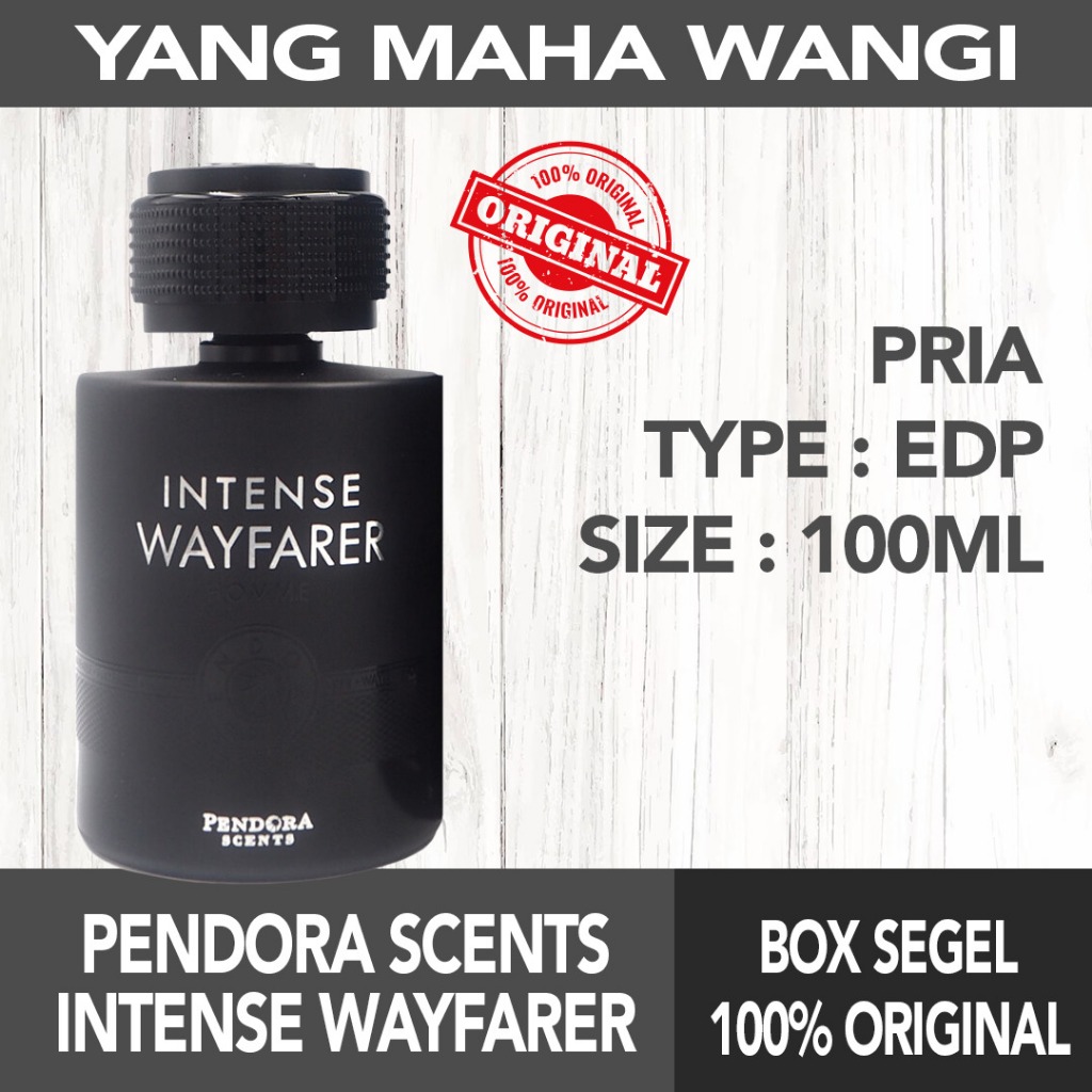 Jual PARFUM ORIGINAL PENDORA SCENT INTENSE WAYFARER FOR MAN EDP 100 ML ...