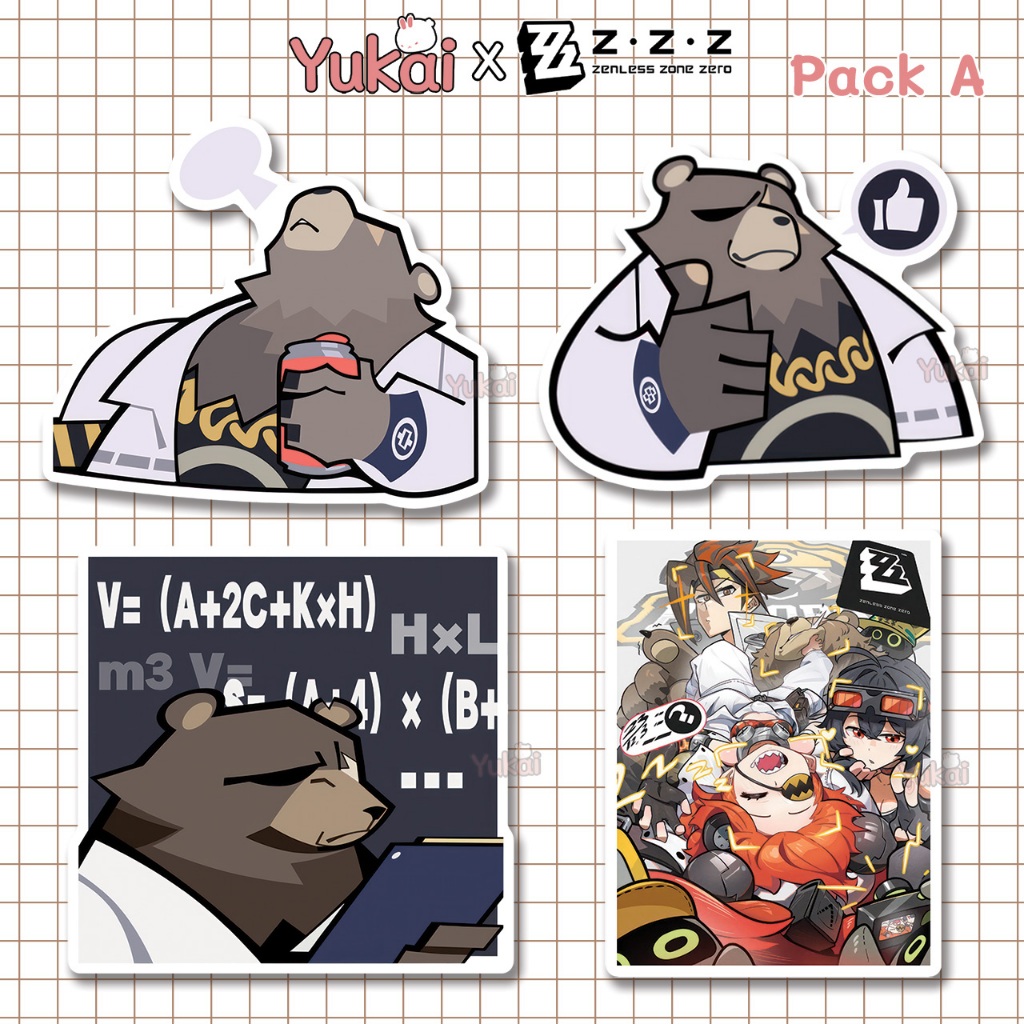 Jual Stiker Ben Zenless Zone Zero (ZZZ) Premium - Sticker Pack Anime ...