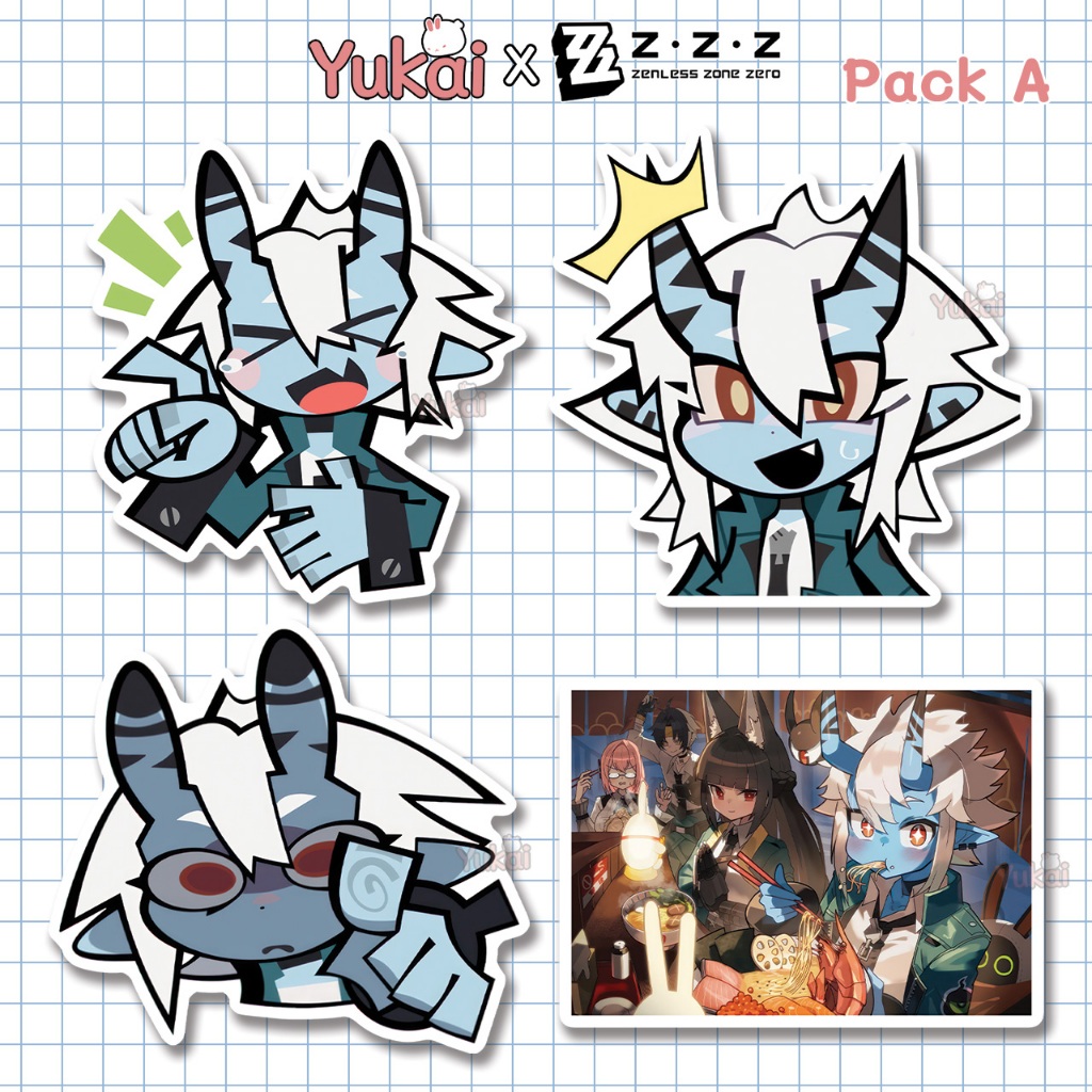 Jual Stiker Soukaku Zenless Zone Zero (ZZZ) Premium - Sticker Pack ...