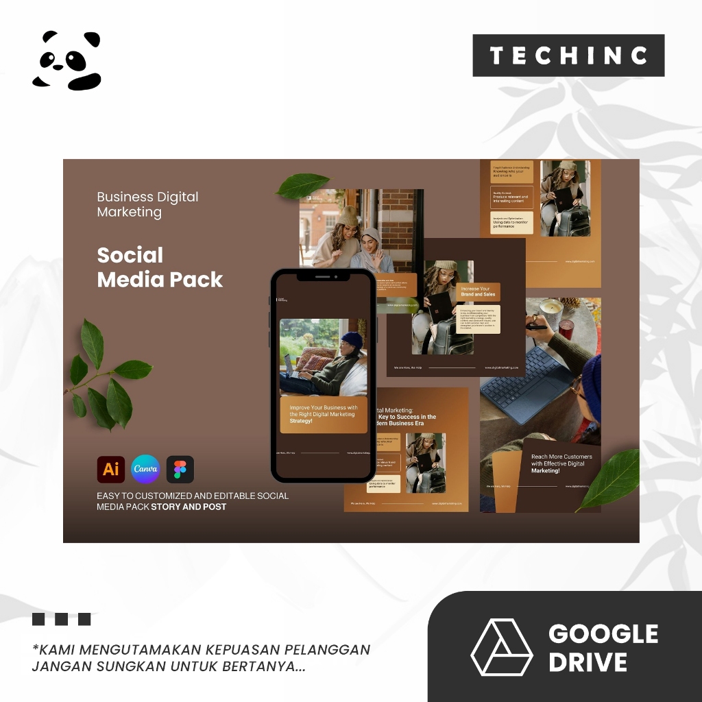 Jual BUSINESS DIGITAL MARKETING IG FEED AND STORY | ILLUSTRATOR | CANVA | FIGMA | Shopee Indonesia