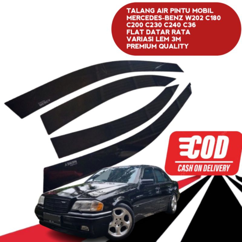 Jual Talang air mobil mercy W202 C180 C200 C230 C240 C36 model flat ...
