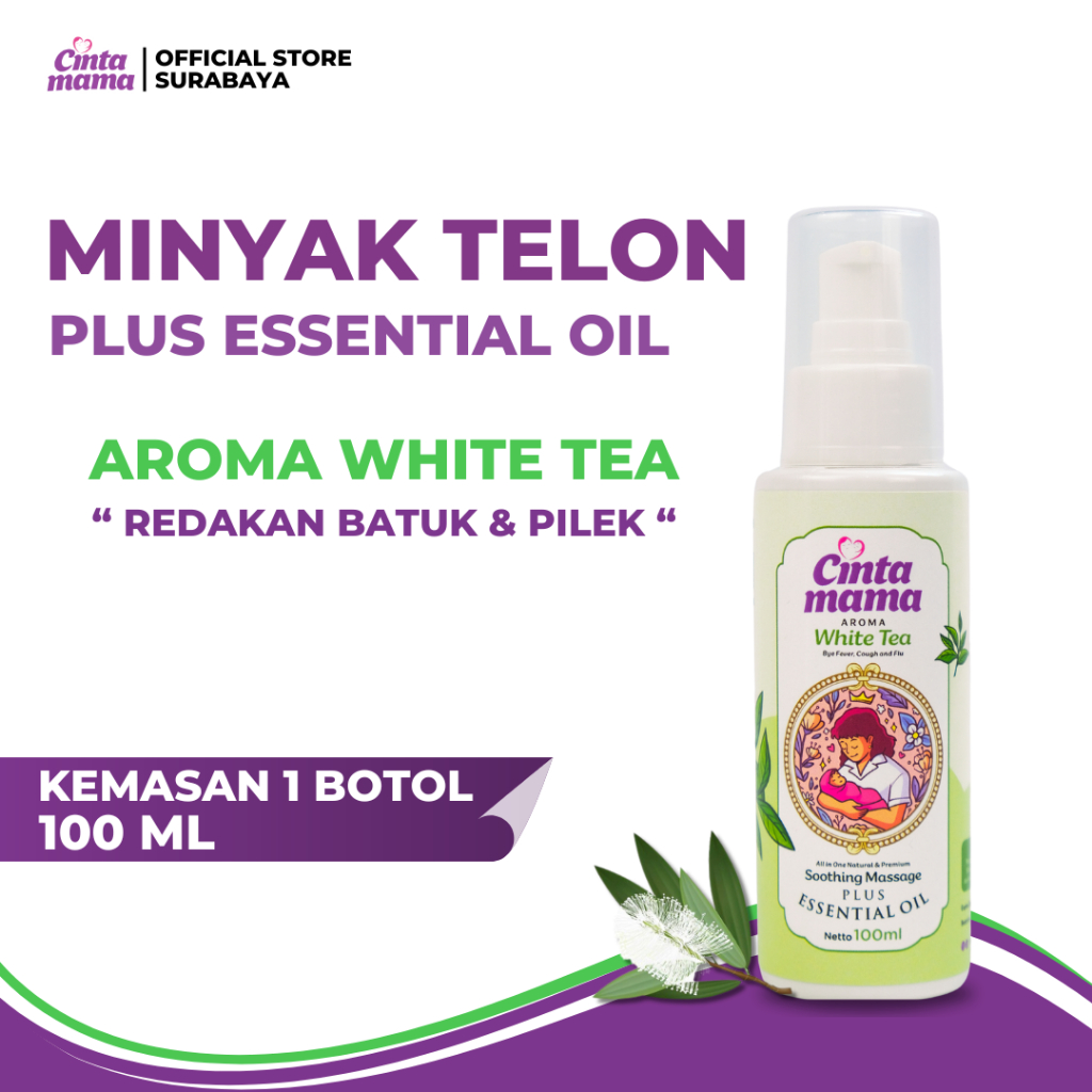 Jual Cinta Mama Aroma White Tea Minyak Telon Untuk Bayi 100 ML | Shopee ...