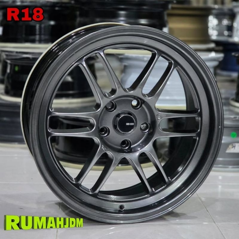 Jual velg racing mobil r18 ENKEI RPF1 velg ring 18 cocok untuk mobil Innova reborn venturer ...