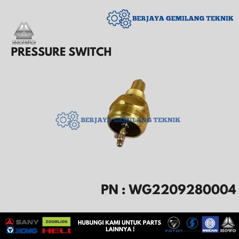 Jual Pressure Switch Howo Sinotruk Sparepart WG2209280004 Switch ...